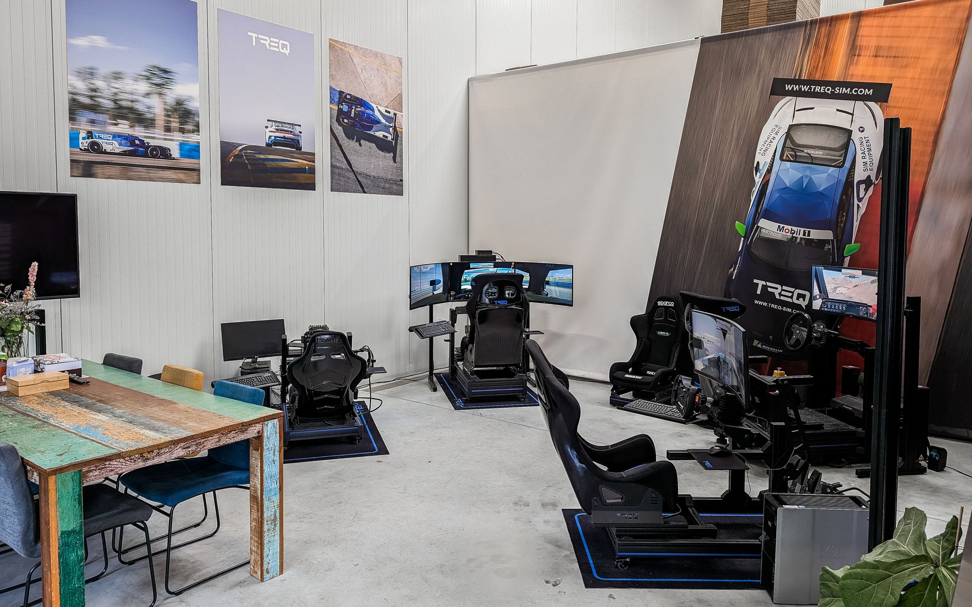 Our New Showroom Is Ready! | Treq | Sim Racing Equipment