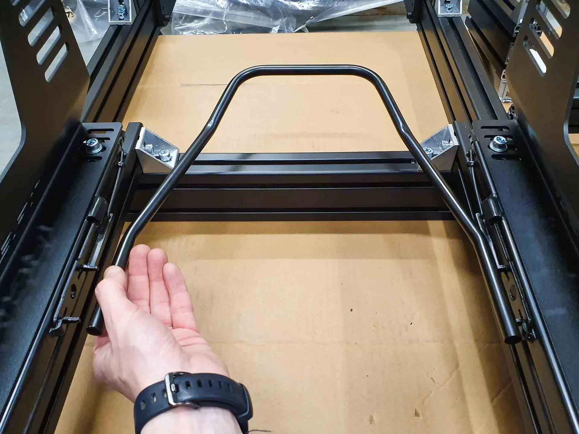 Mounting the Seat Slider | Treq | Sim Racing Equipment